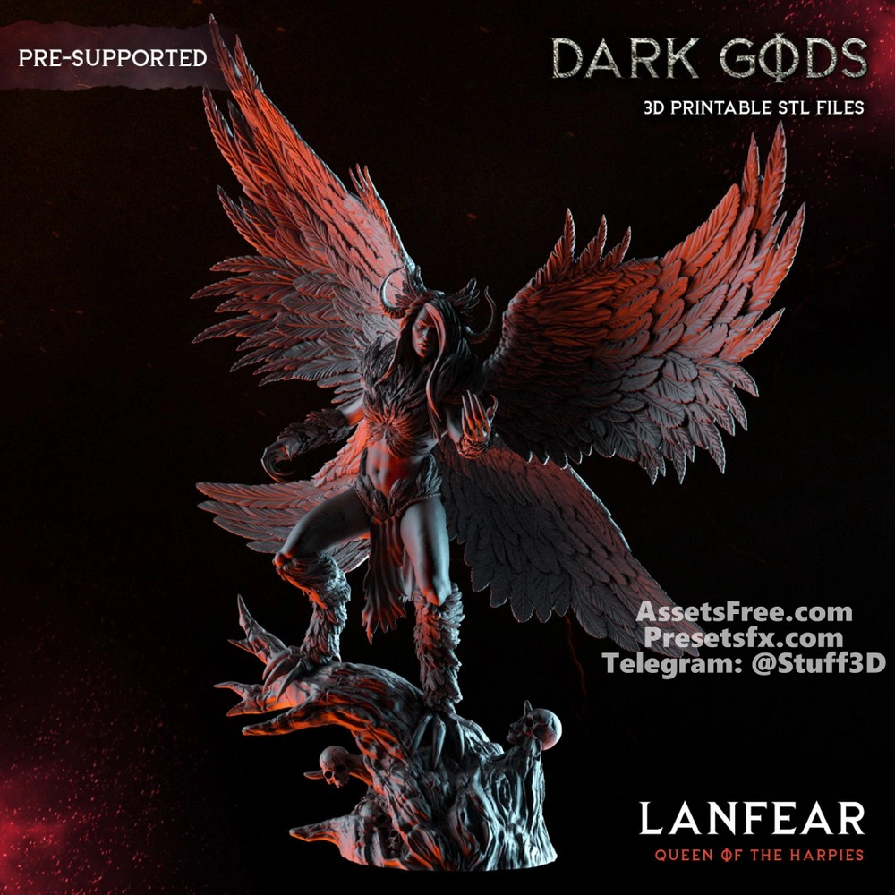 Harpy – DARK GODS » Free High-Quality Models | AssetsFree.com