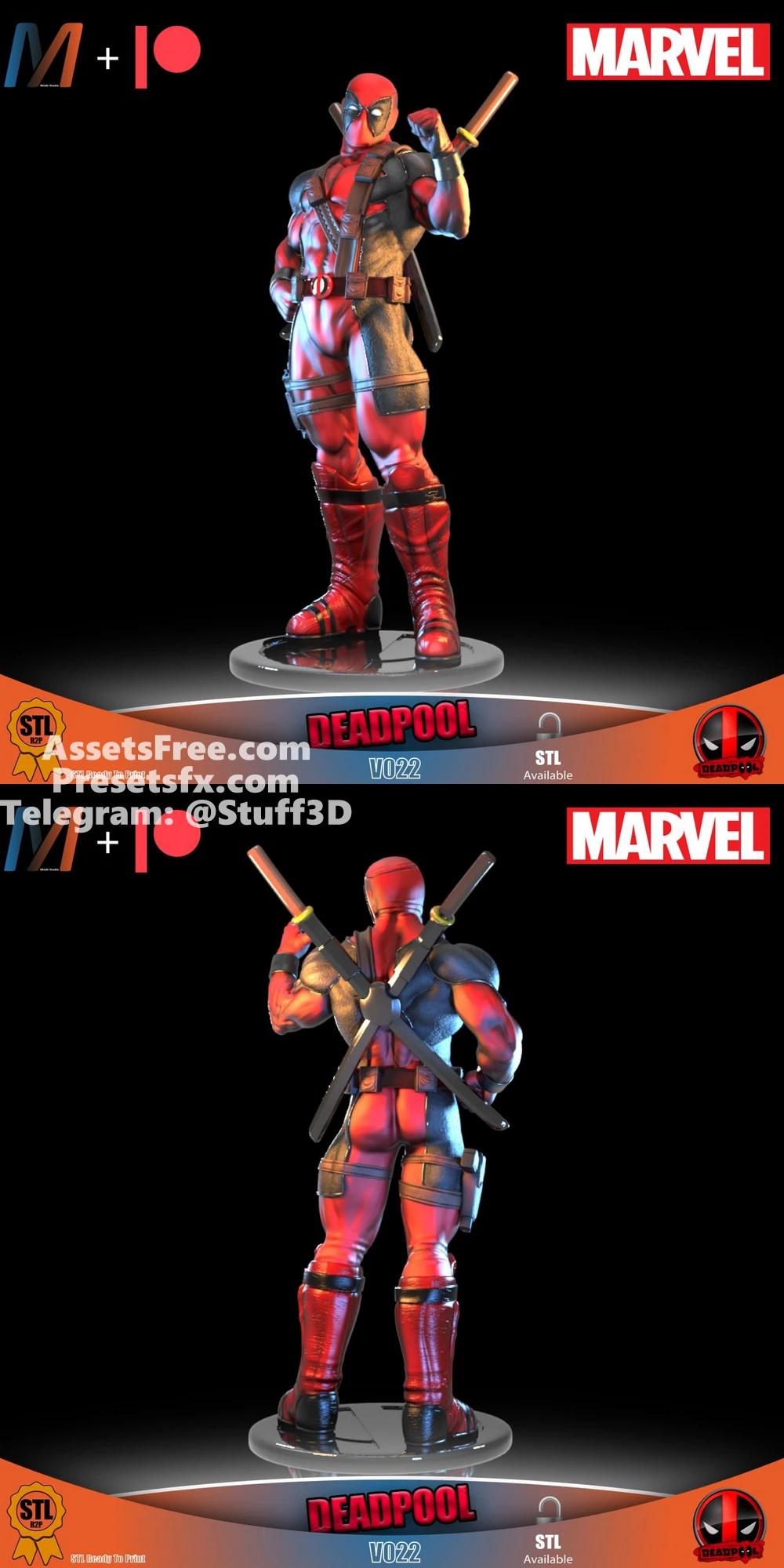 Deadpool » Free High-Quality Models | AssetsFree.com