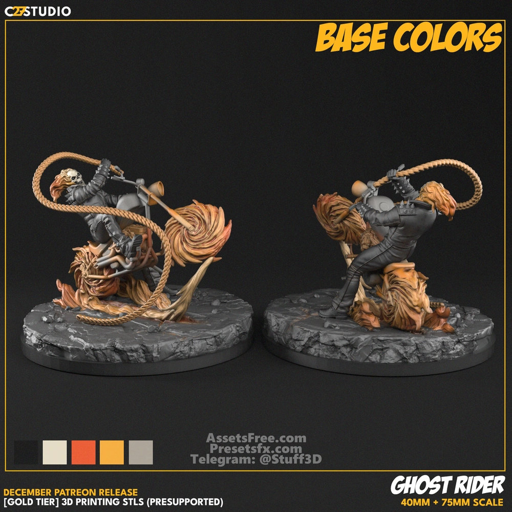 Ghost Rider » Free High-Quality Models | AssetsFree.com