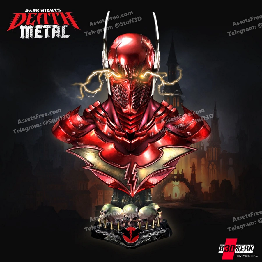 Red Death Portrait Bust » Free High-Quality Models | AssetsFree.com