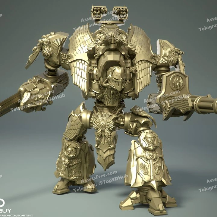 Medieval Mech Knight » Free High-Quality Models | AssetsFree.com