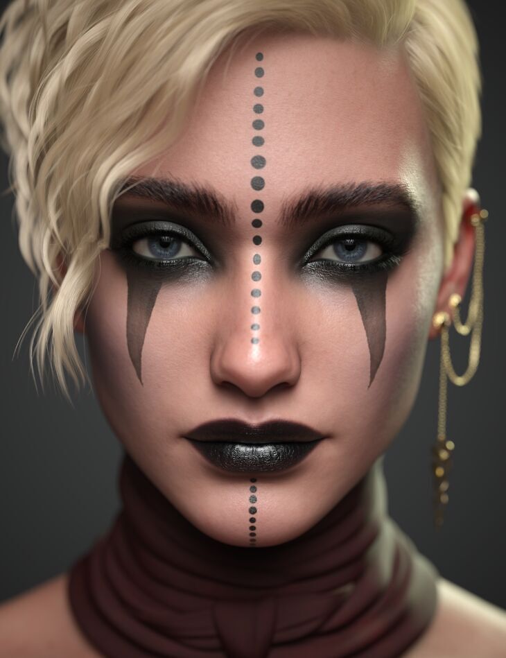 Makeup System – Dryad Forest Faerie LIE Makeup for Genesis 9 » DAZ 3D ...