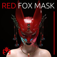 Red Fox Mask for Genesis 9, 8.1, 8, and 3 » Free High-Quality Models ...