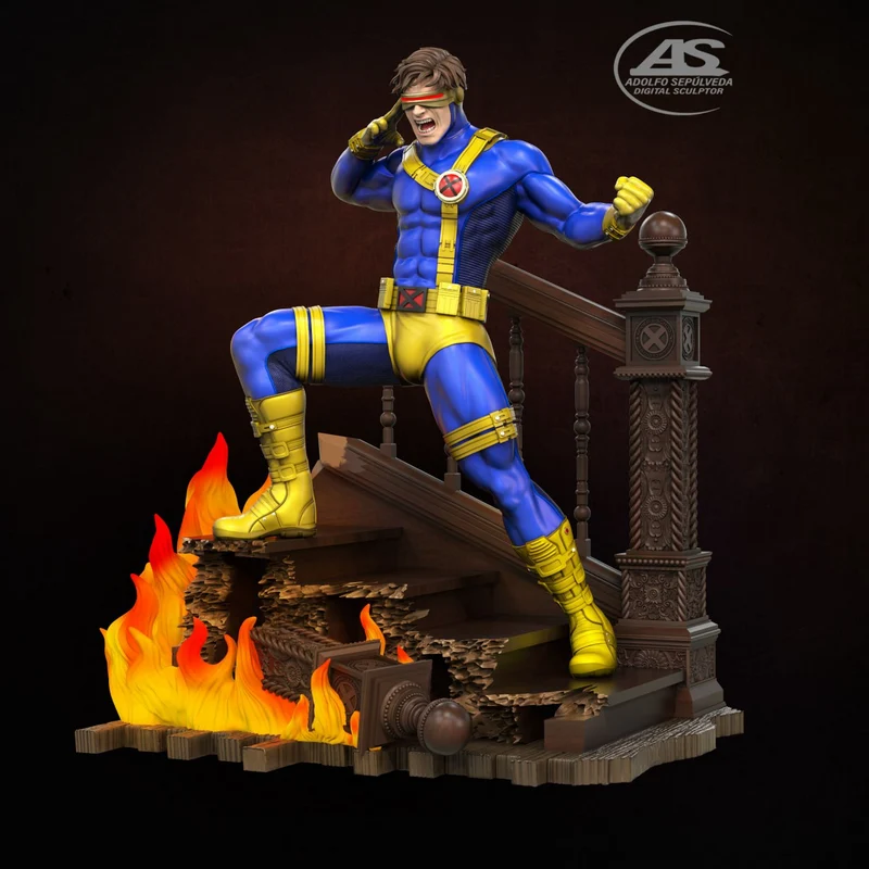Cyclops x-man » Free High-Quality Models | AssetsFree.com