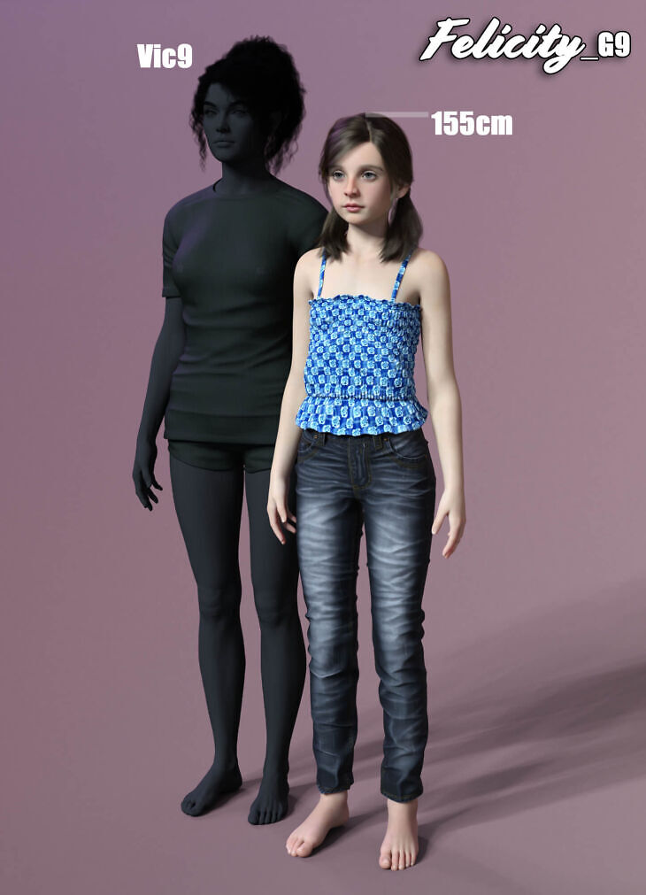 BG3D Felicity for G9 Female » Free High-Quality Models | AssetsFree.com