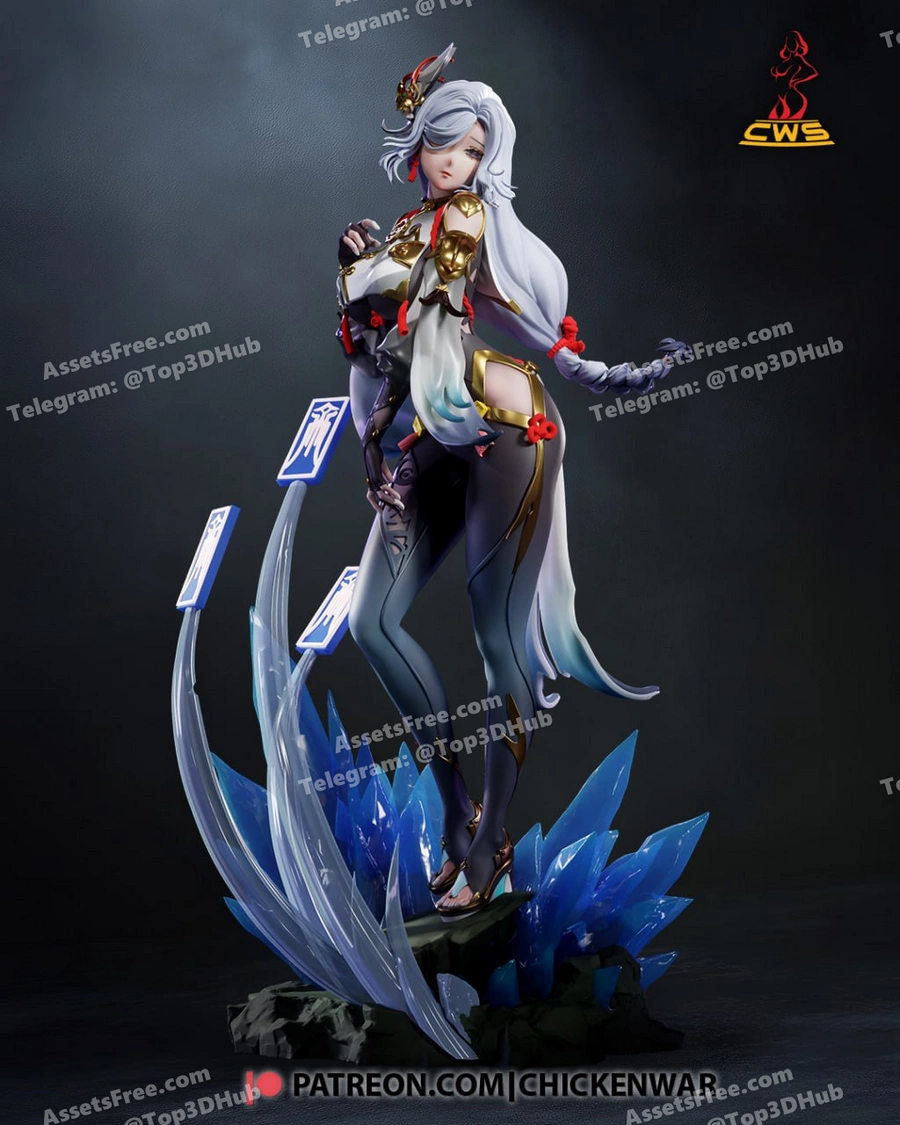 Shenhe 3D Model » Free High-Quality Models | AssetsFree.com