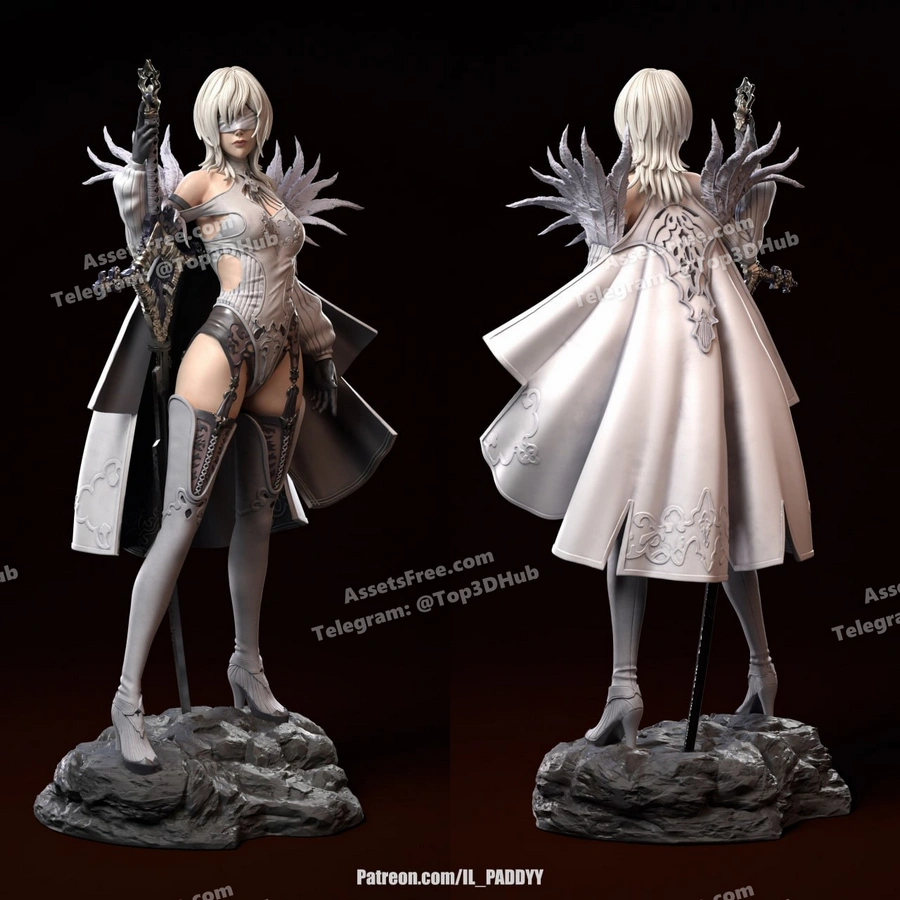 Nier - 2b » Free High-Quality Models | AssetsFree.com