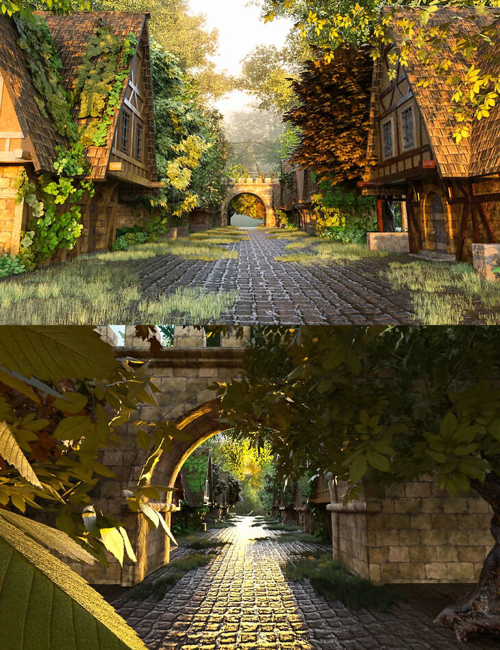 Medieval Forest Village » Free High-Quality Models | AssetsFree.com