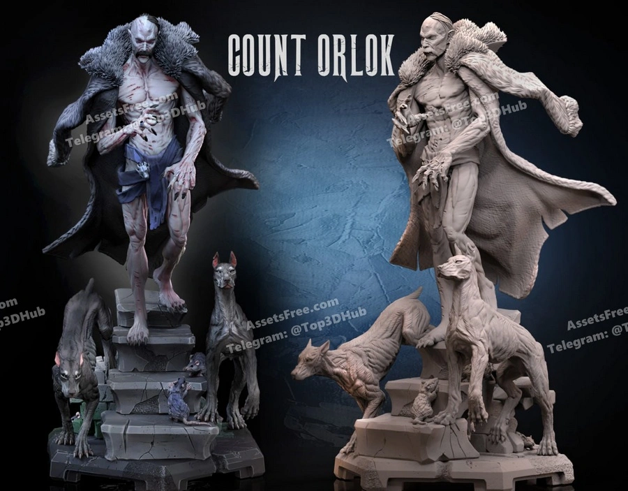Nosferatu Count Orlok » Free High-Quality Models | AssetsFree.com