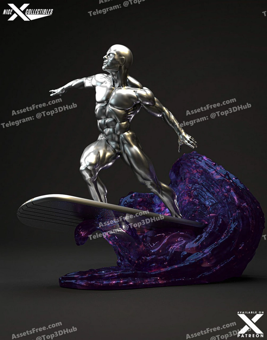 Silver Surfer » Free High-Quality Models | AssetsFree.com