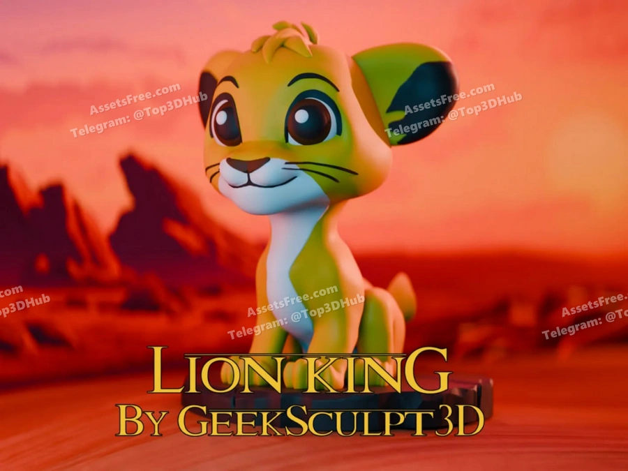 Simba Lion King Model » Free High-Quality Models | AssetsFree.com