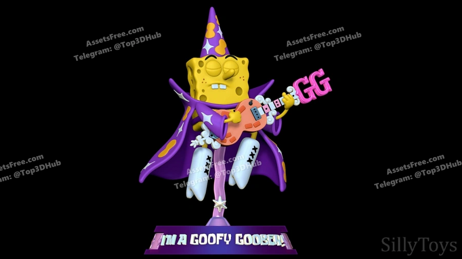 SpongeBob Goofy Goober » Free High-Quality Models | AssetsFree.com