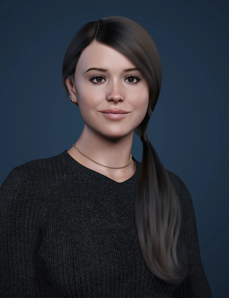 V3D Joelle HD for Genesis 9 » Free High-Quality Models | AssetsFree.com