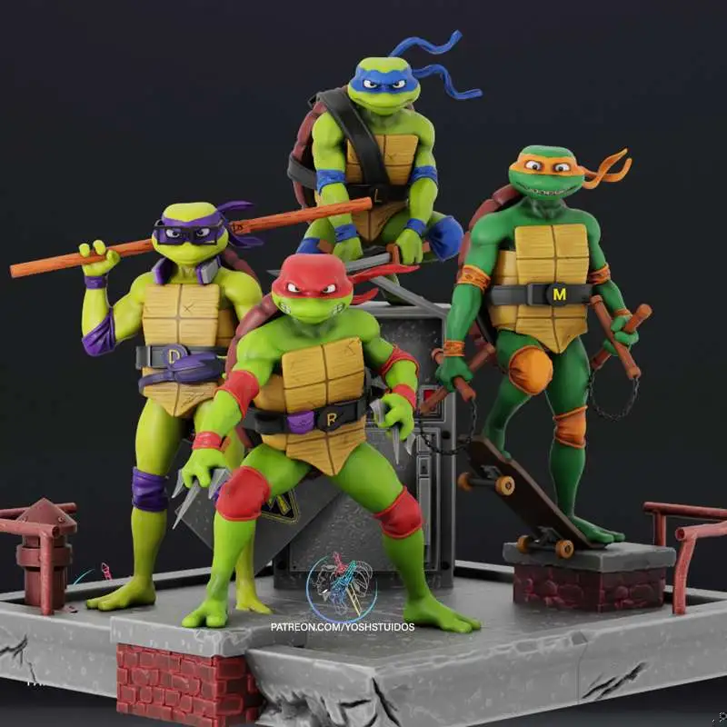 TMNT Diorama » Free High-Quality Models | AssetsFree.com
