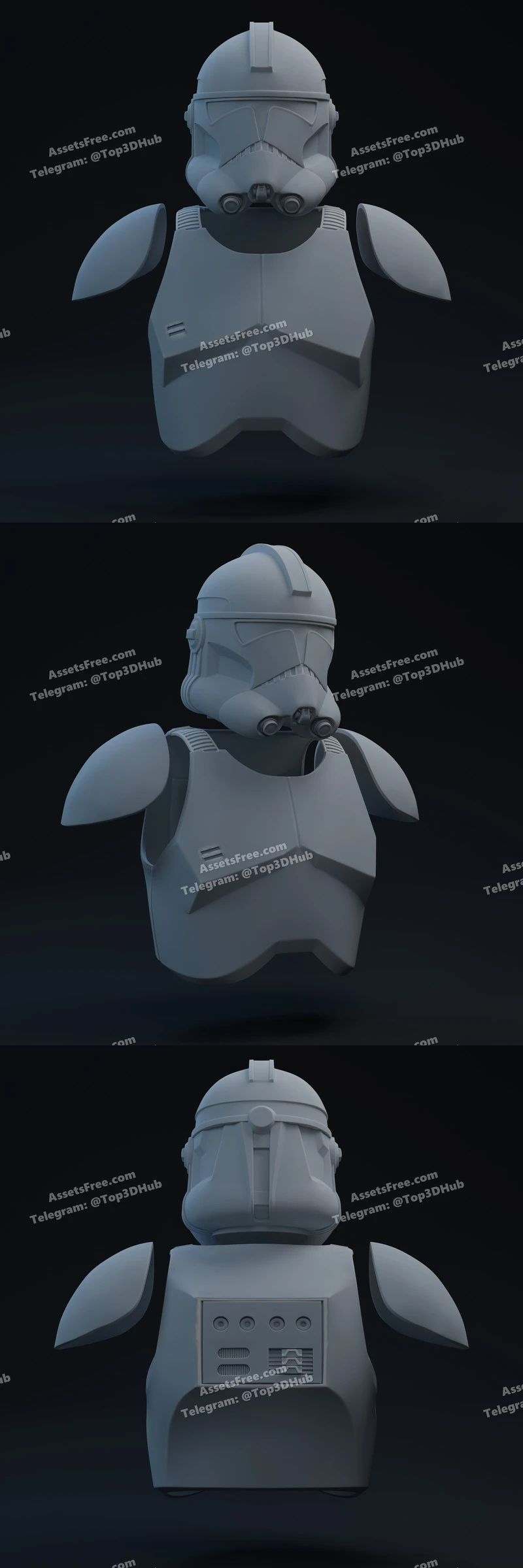 Fallen Order Clone Kit Remake » Free High-Quality Models | AssetsFree.com