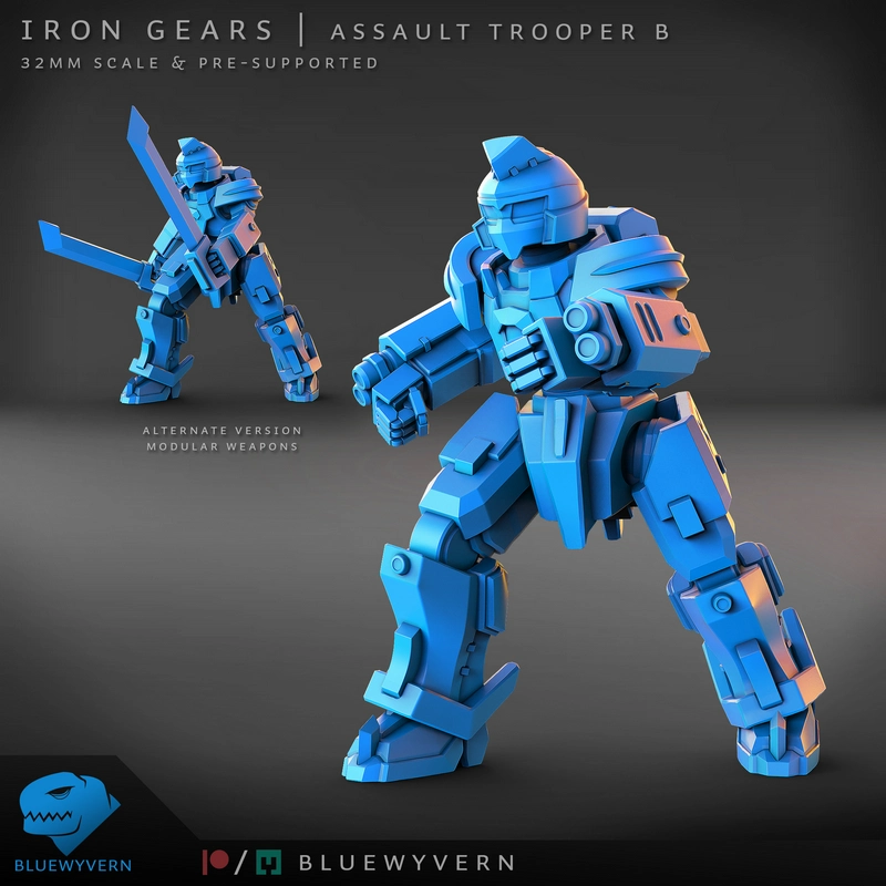 Assault Trooper B » Free High-Quality Models | AssetsFree.com