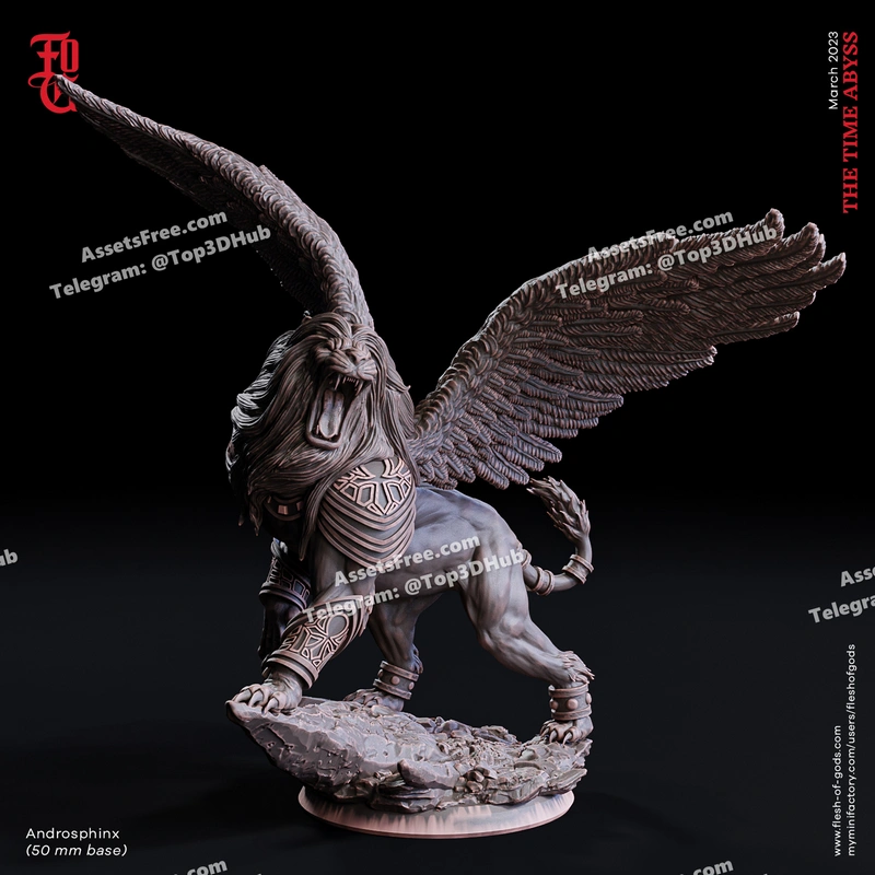 Androsphinx Enemy Model » Free High-Quality Models | AssetsFree.com