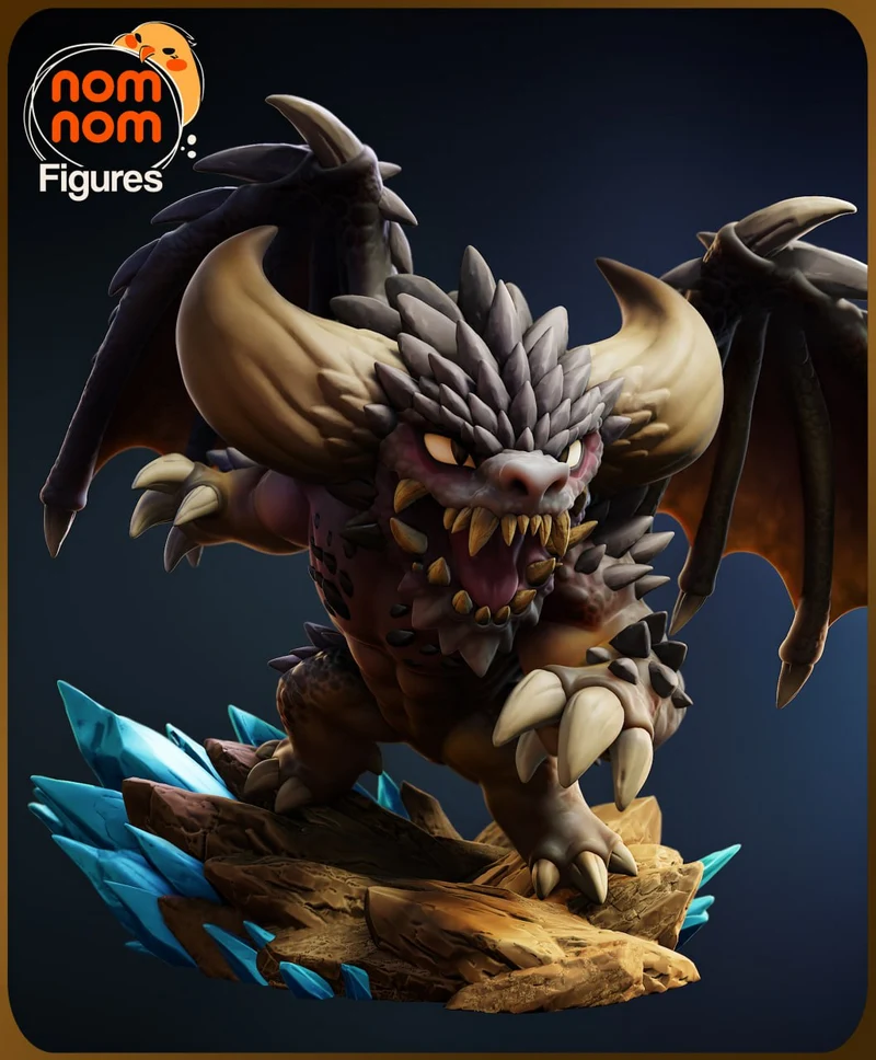 Chibi Nergigante Monster Hunter World » Free High-Quality Models ...