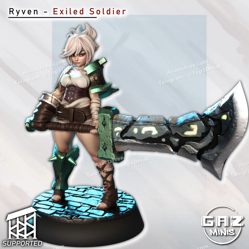 Ryven Exiled Soldier » Free High-Quality Models | AssetsFree.com