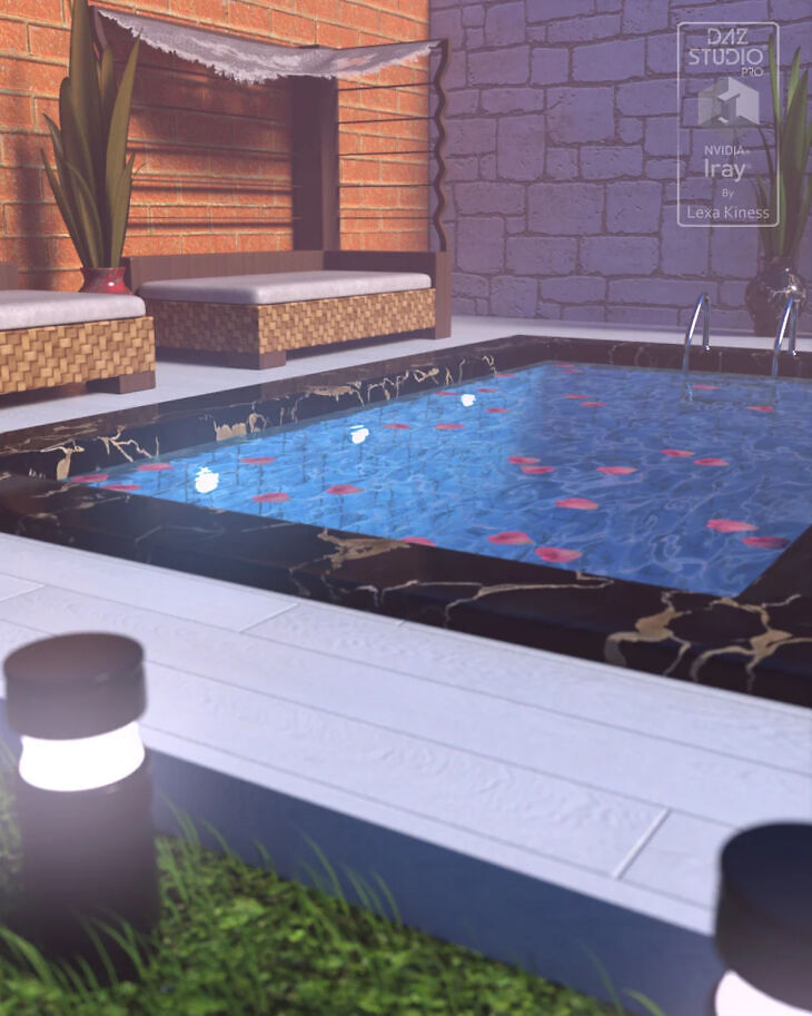 Tiny Pool Corner » Free High-Quality Models | AssetsFree.com