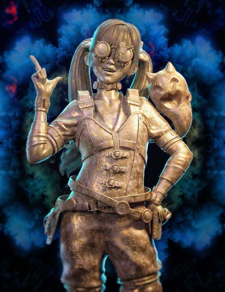 FPE Marble Skin for Genesis 9 » Free High-Quality Models | AssetsFree.com