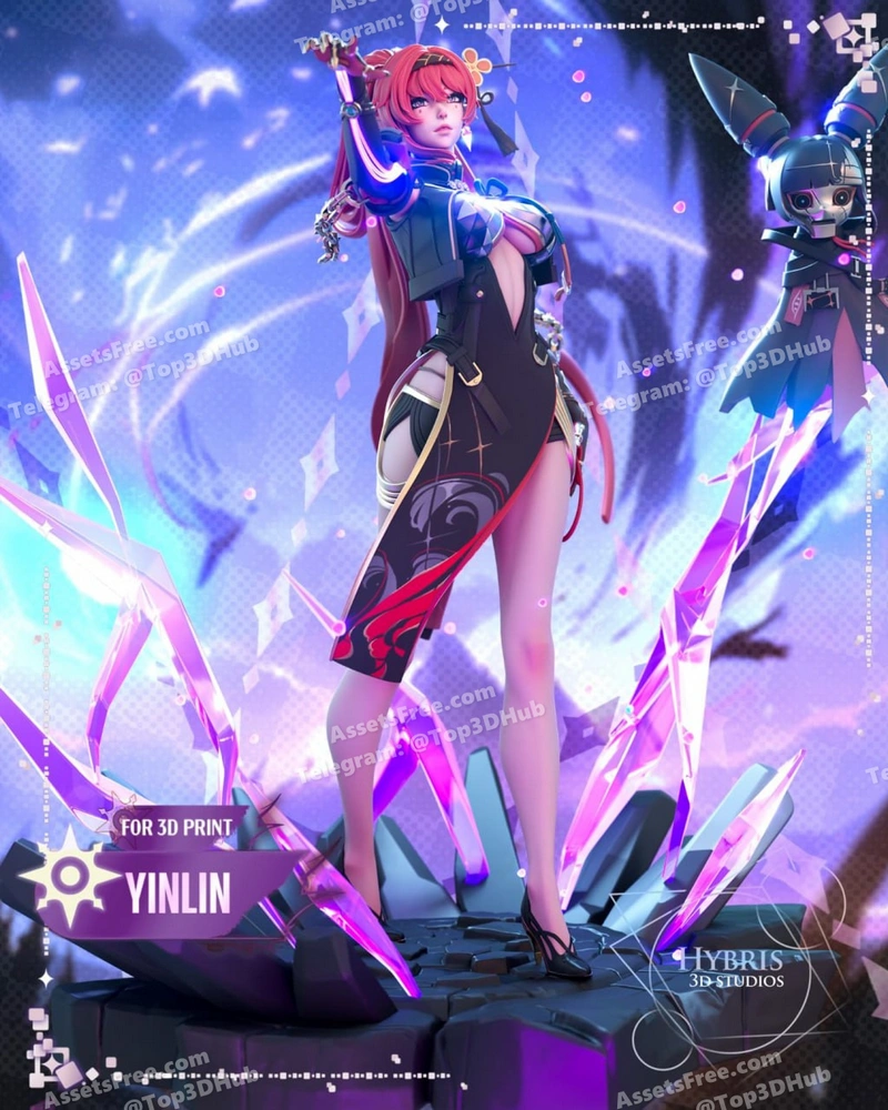 Yinlin 3D Printable Model » Free High-Quality Models | AssetsFree.com