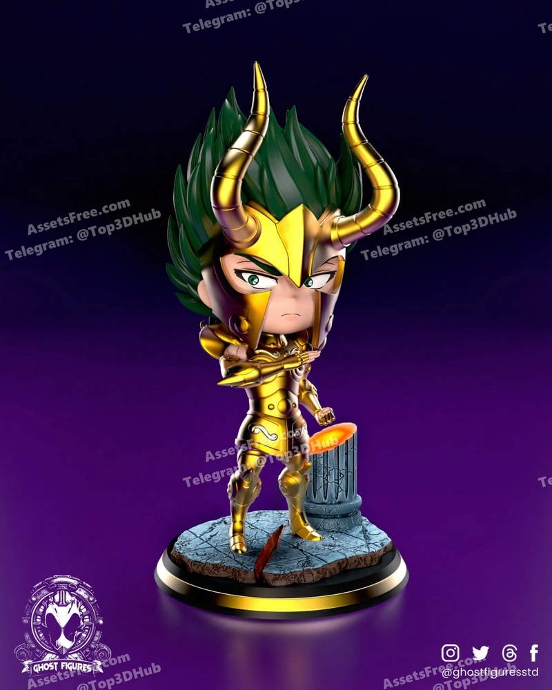 Shura Chibi Ghost Figures » Free High-Quality Models | AssetsFree.com