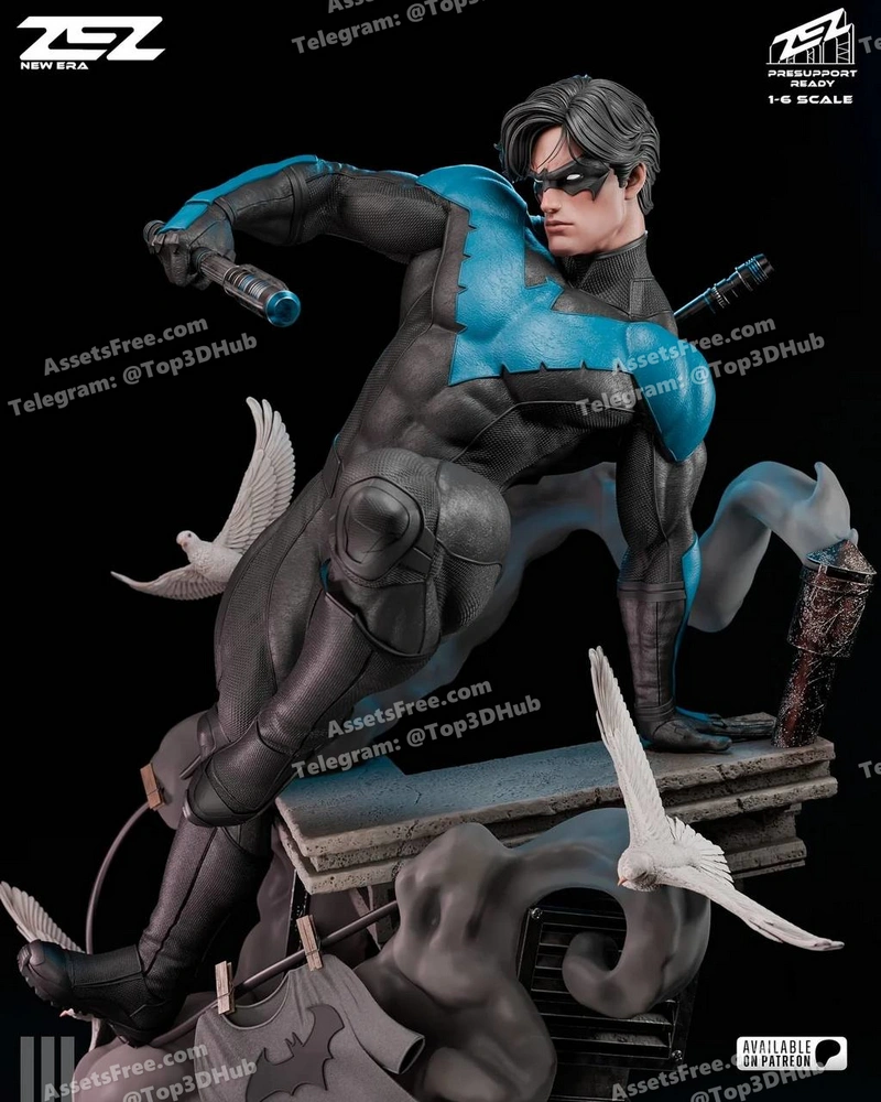 Nightwing » Free High-Quality Models | AssetsFree.com