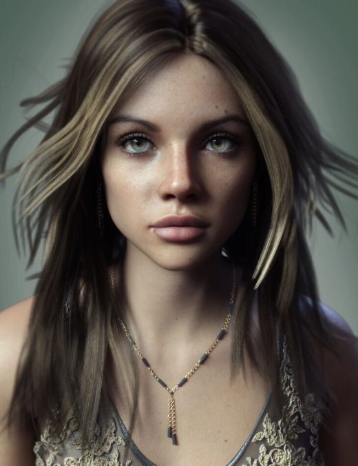 P3D Lauren HD for Genesis 9 » Free High-Quality Models | AssetsFree.com