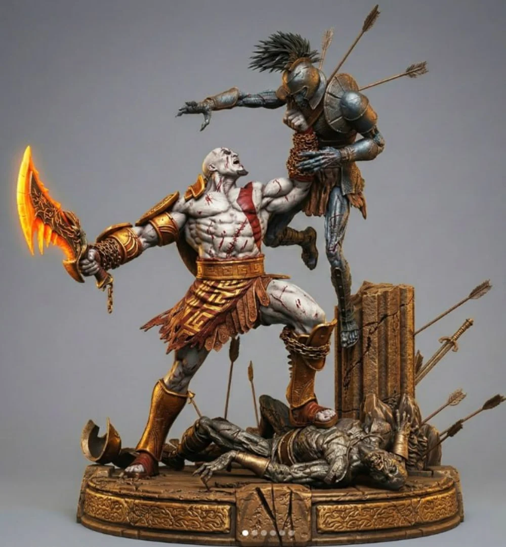 Kratos Diorama – God of War » Free High-Quality Models | AssetsFree.com